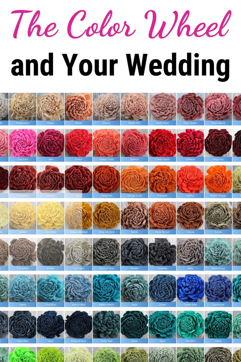 The Color Wheel and Your Wedding – Sola Flower Store