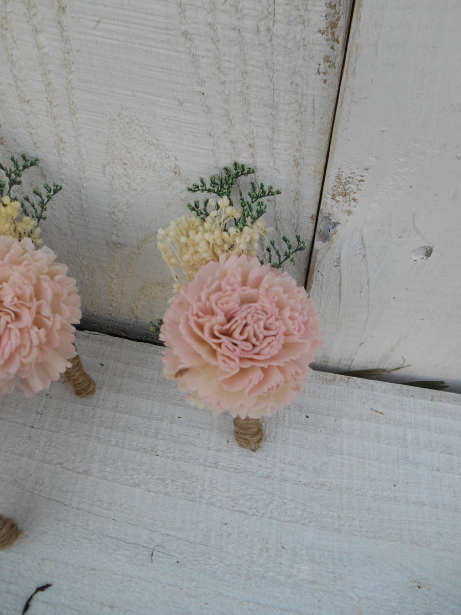 Pink Carnation Boutonniere